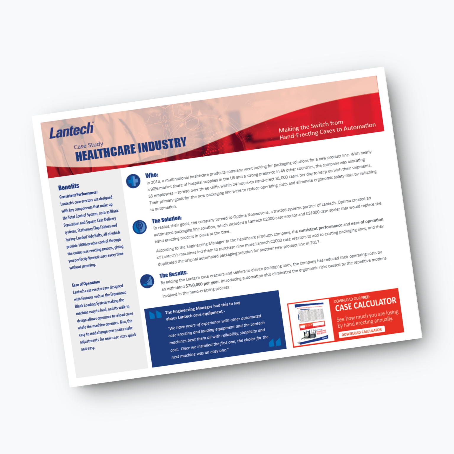 Lantech - Stretch Wrappers - Case Erectors - Case Sealers